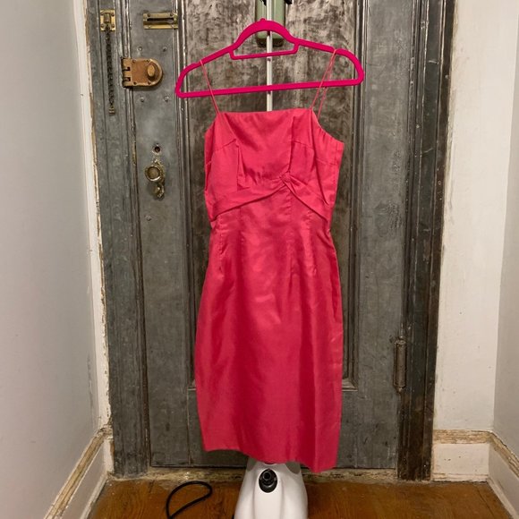 Vintage | Dresses | Vintage 6s Hot Pink Fuchsia Magenta Sleeveless ...